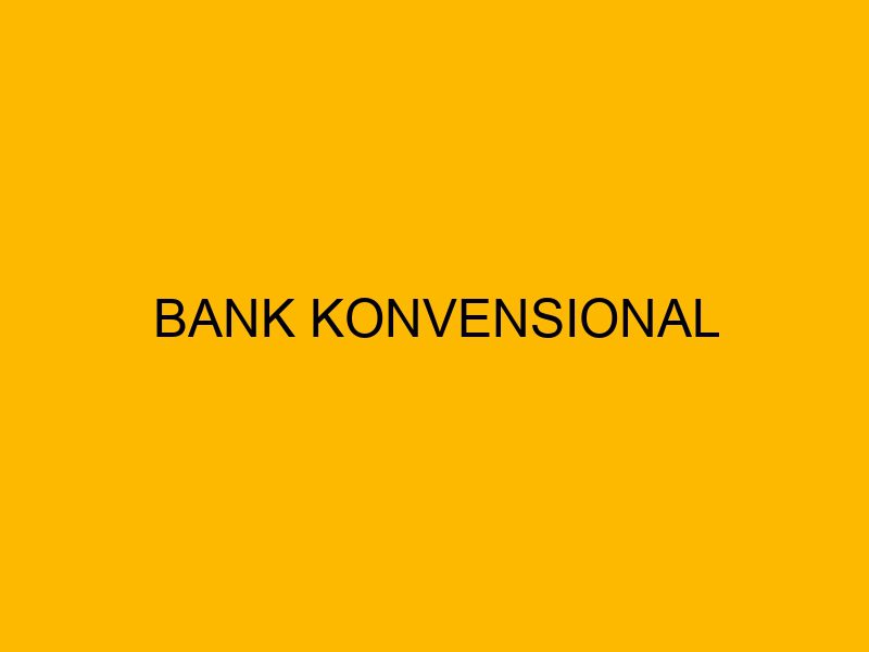 Bank Konvensional