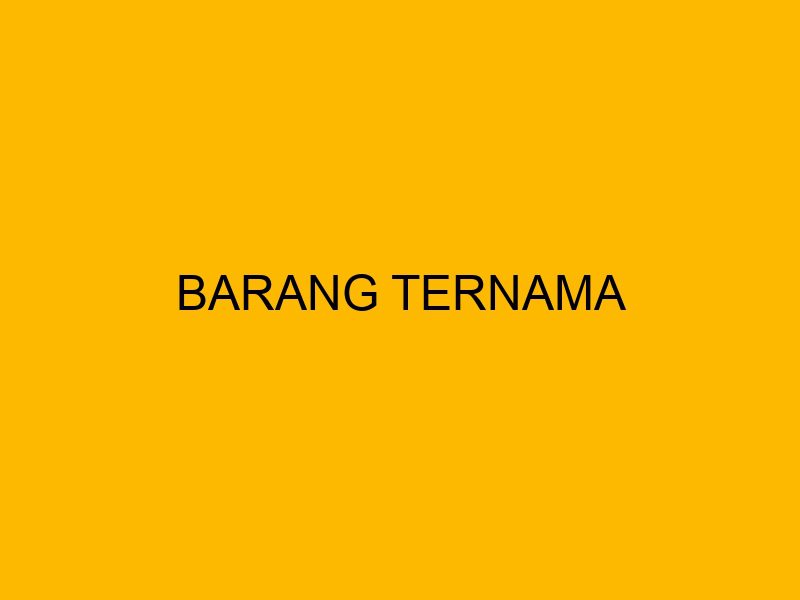 Barang Ternama