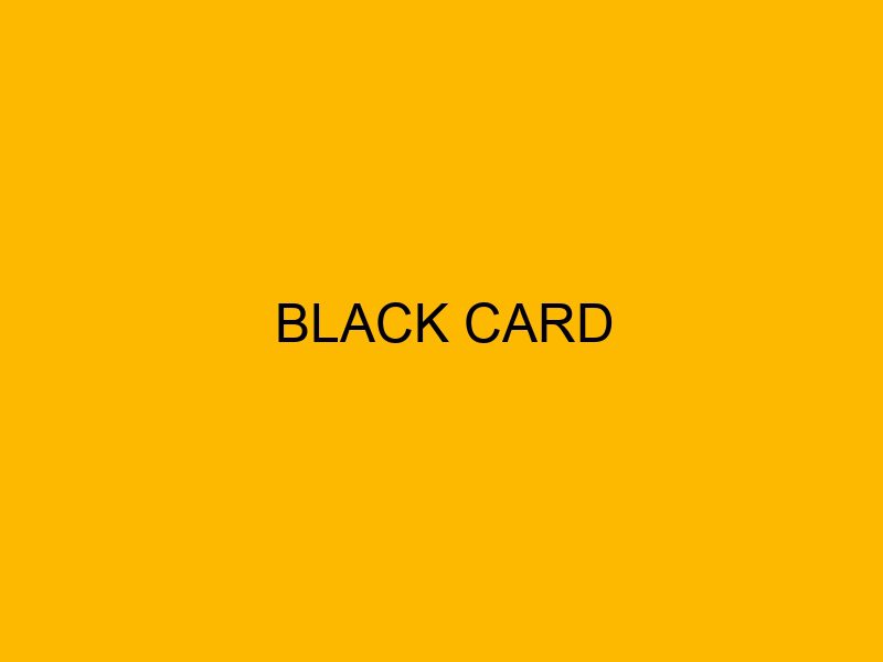 Black Card