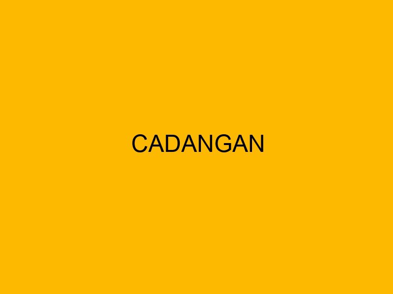 Cadangan